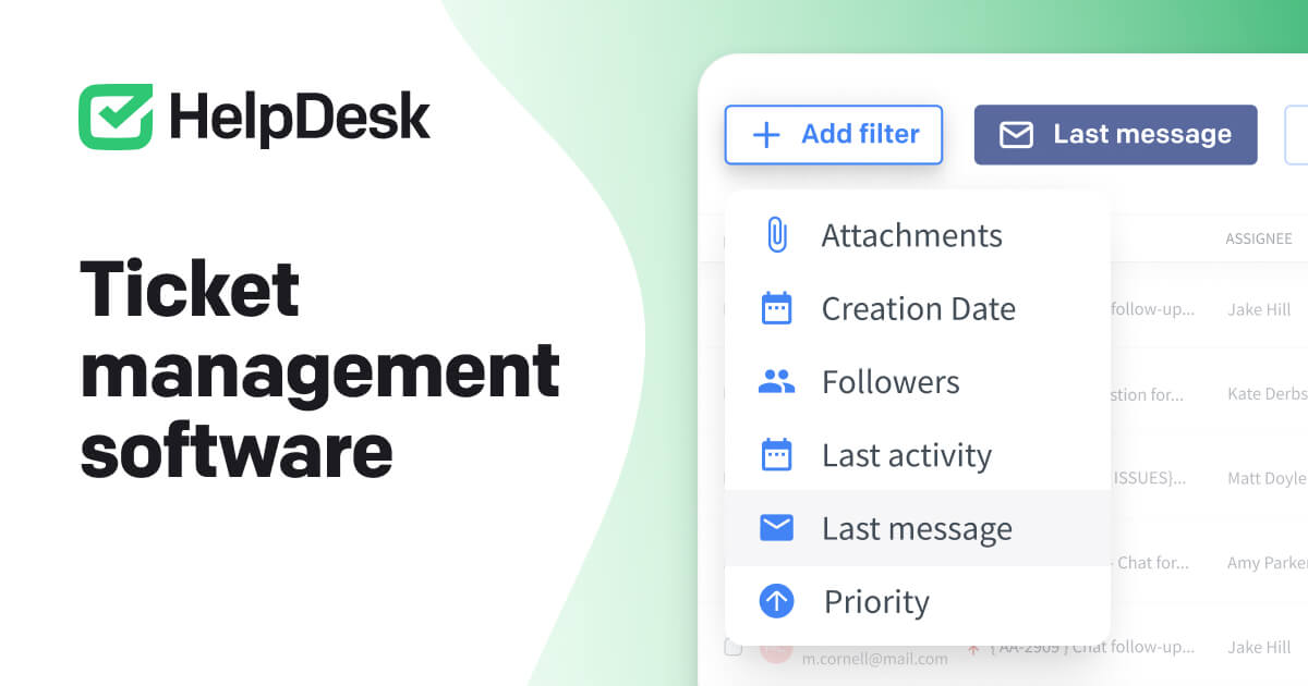 Ticket Management Software | HelpDesk