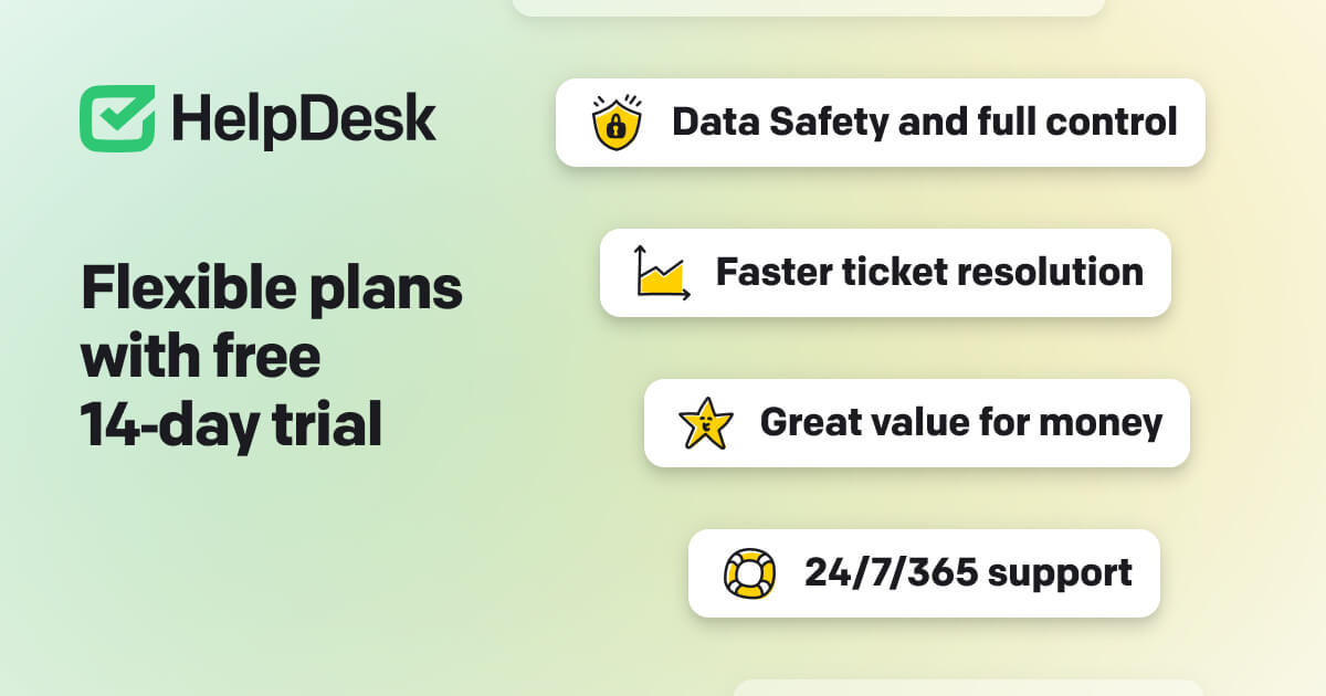 HelpDesk Pricing and Plans